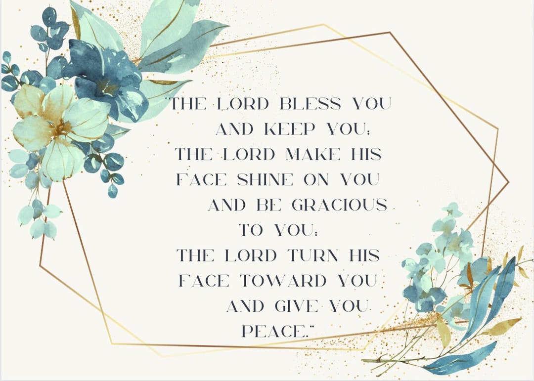 Religious Greeting Card | Bible Verse Card | Religious Card | Bible ...