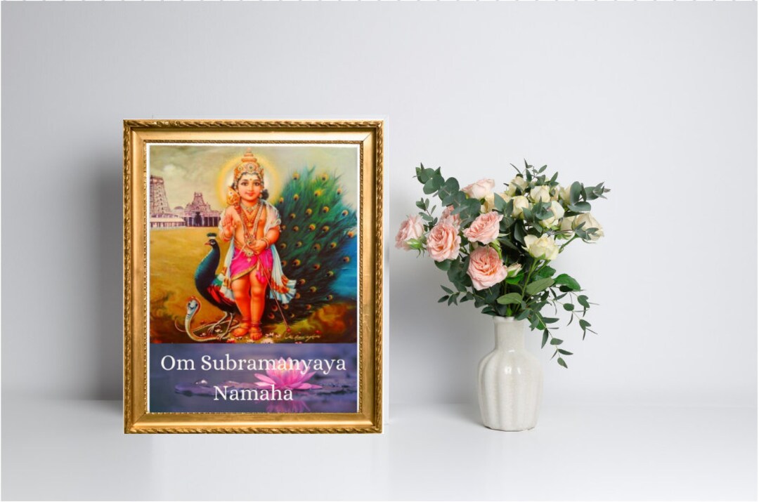 Lord Murugan | Murugan | Religious Art | Hindu Art | Hinduism | Indian ...