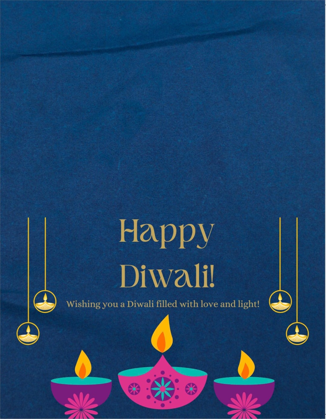Diwali Card Diwali Happy Diwali Custom Card Indian Card Greeting Cards ...