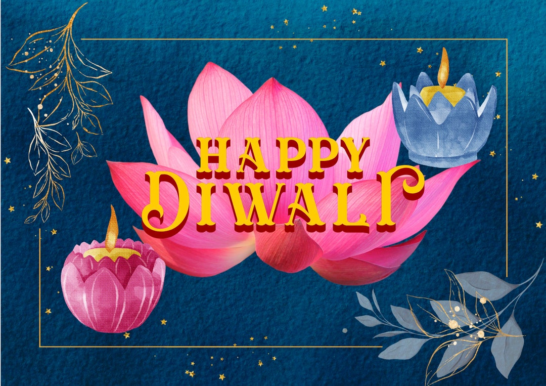 Diwali Card | Diwali | Happy Diwali | Custom Card | Indian Card ...