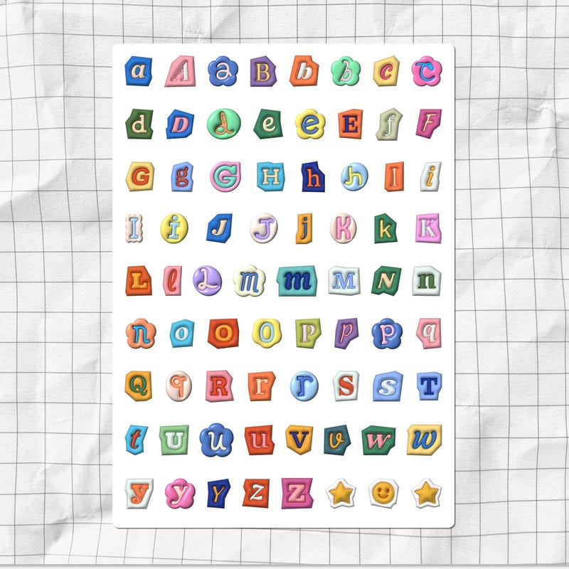 Magazine Letters - Etsy