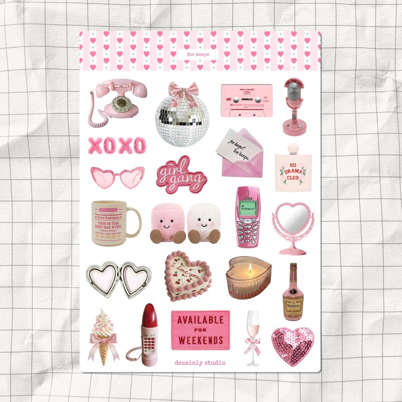 Coquette Stickers - Etsy