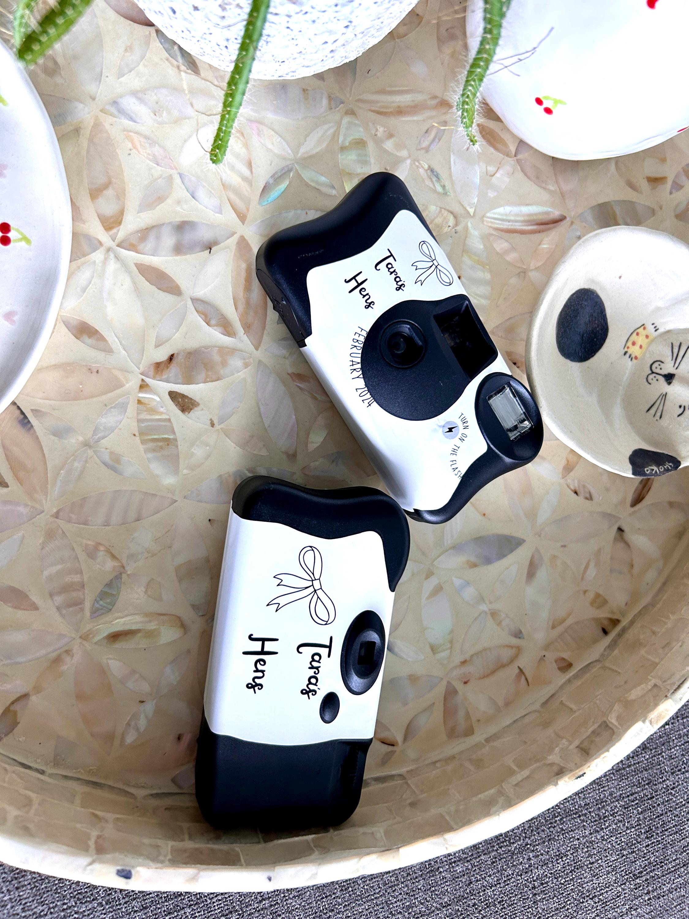 Kodak Funsaver Disposable Camera Sticker Wrap for Hens/weddings/baby ...