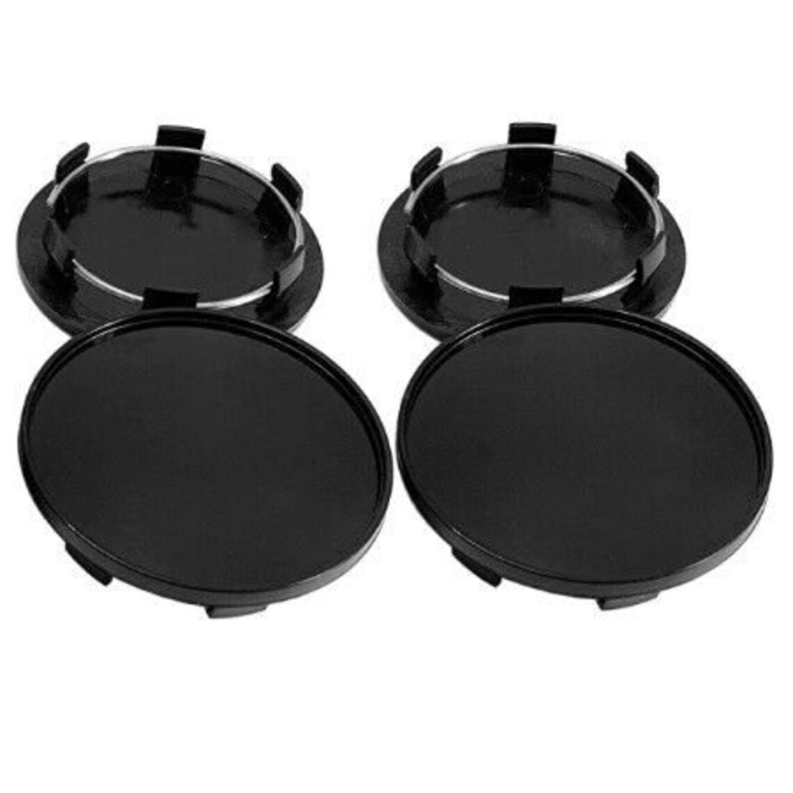 4x 69mm / 56mm for BMW Rims + METAL Chrome Classic Emblems Wheel Center ...