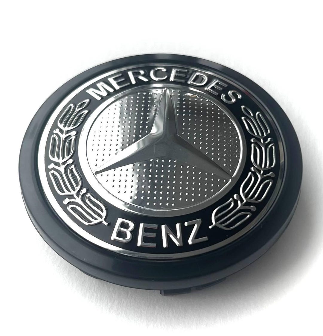 4x 75mm / 65mm Wheel Center Hub Caps Covers for Mercedes Rims 2.95 Inch ...