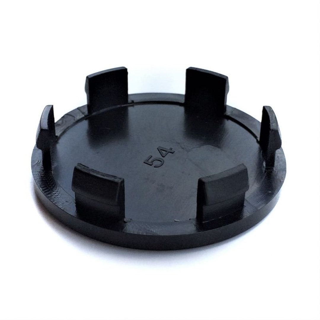 4x 54mm / 49mm for VW Rims + METAL Chrome Classic Emblems Wheel Center ...