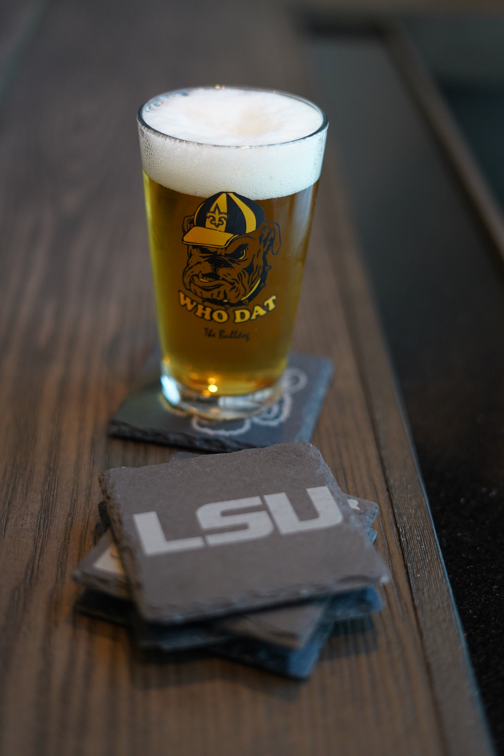 LSU Slate Coaster Set (pack of 5) - Etsy