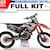 Honda CRF 450 250 2021 2022 2023 White / Chrome / Holographic Super ...