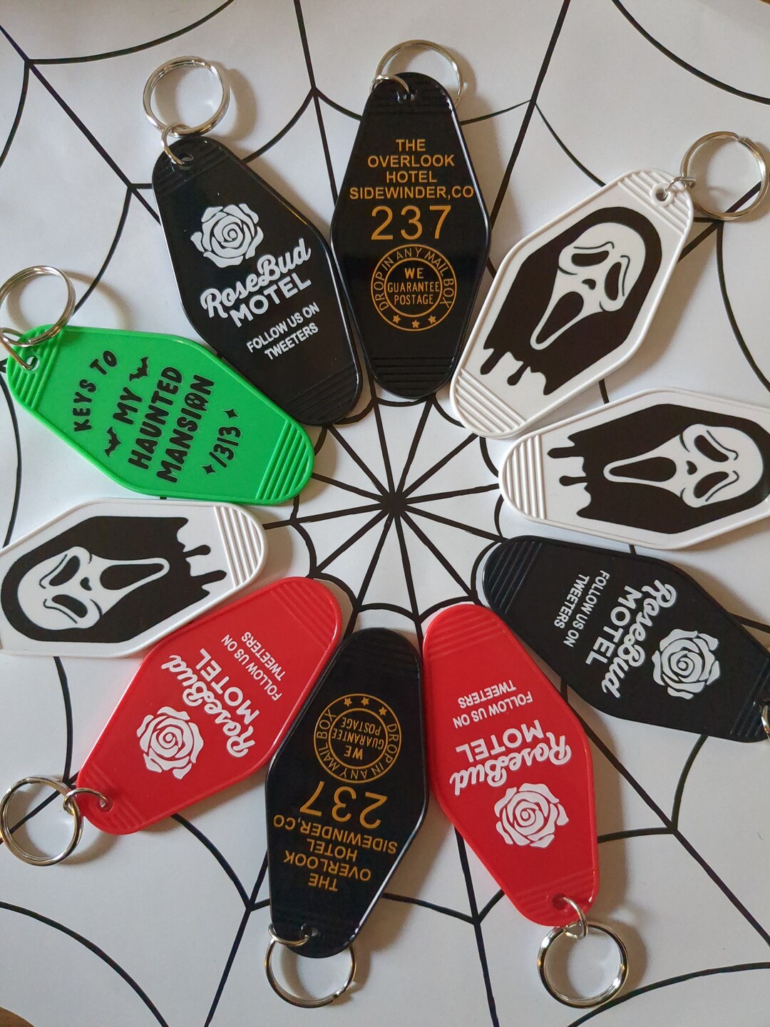 Motel Style Keyring Ghostface Schitts Creek the Shining - Etsy UK