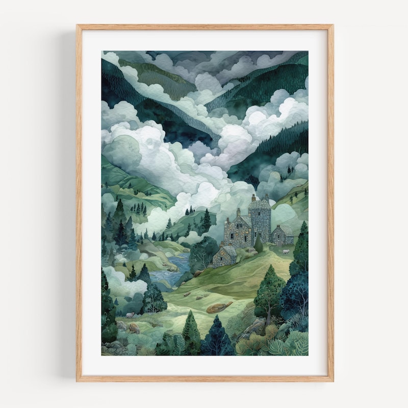 Castles of Scotland Print - Etsy