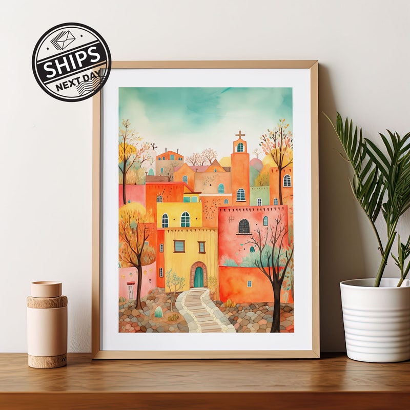 Santa Fe Modern Art - Etsy