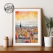 Edinburgh Skyline Watercolor Art Print, Scotland Travel Decor - Etsy