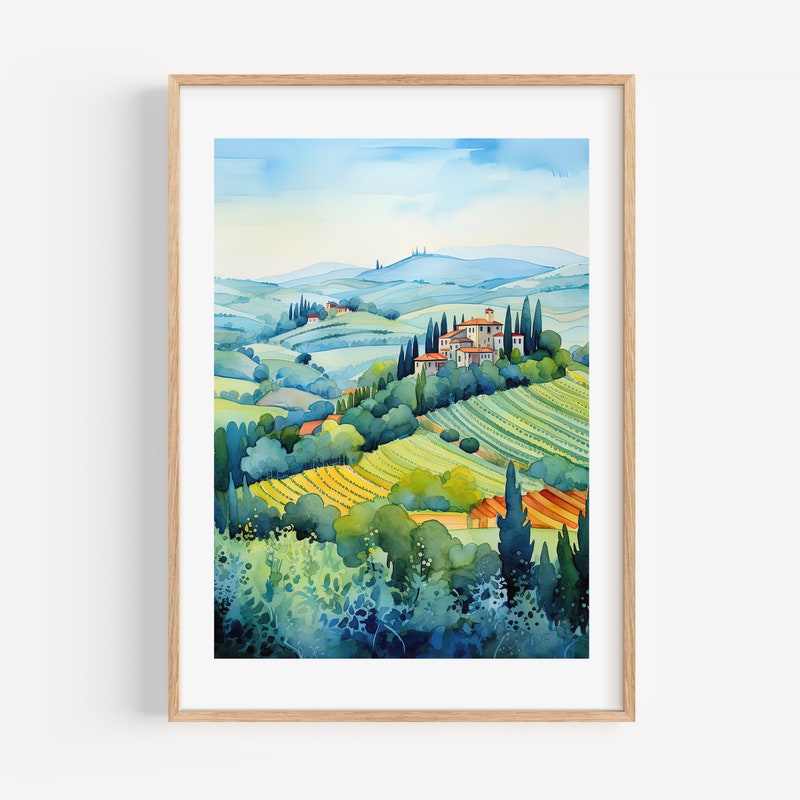 Tuscany Painting - Etsy