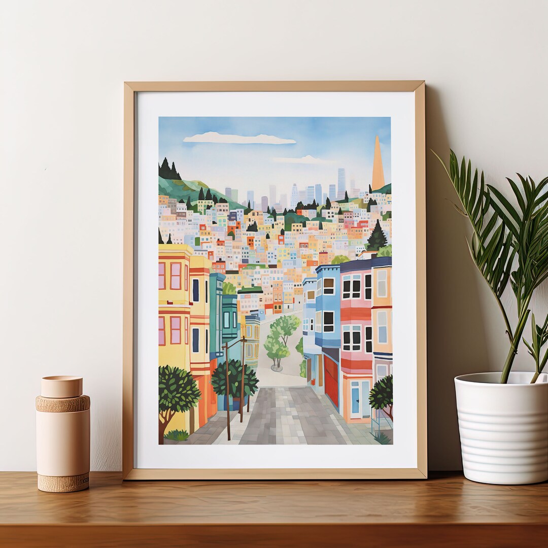 The Castro San Francisco Modern Trendy Wall Art Sausalito Photo Home ...