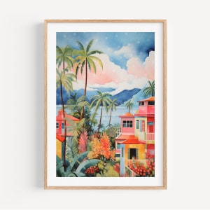 Lahaina Hawaii Art Print Wall Art Giclee Print Coastal Decor San ...