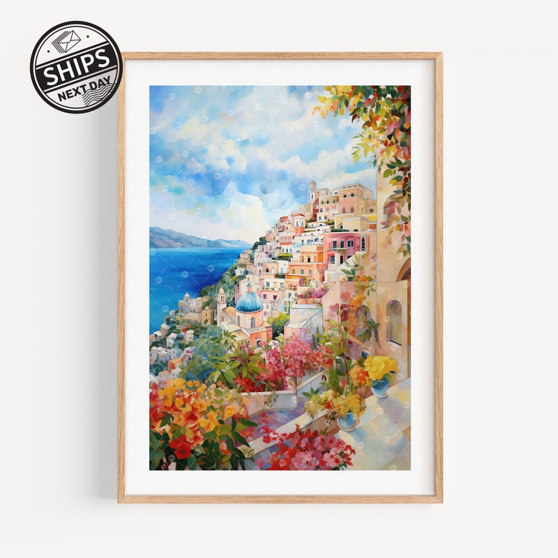 Positano Print - Etsy