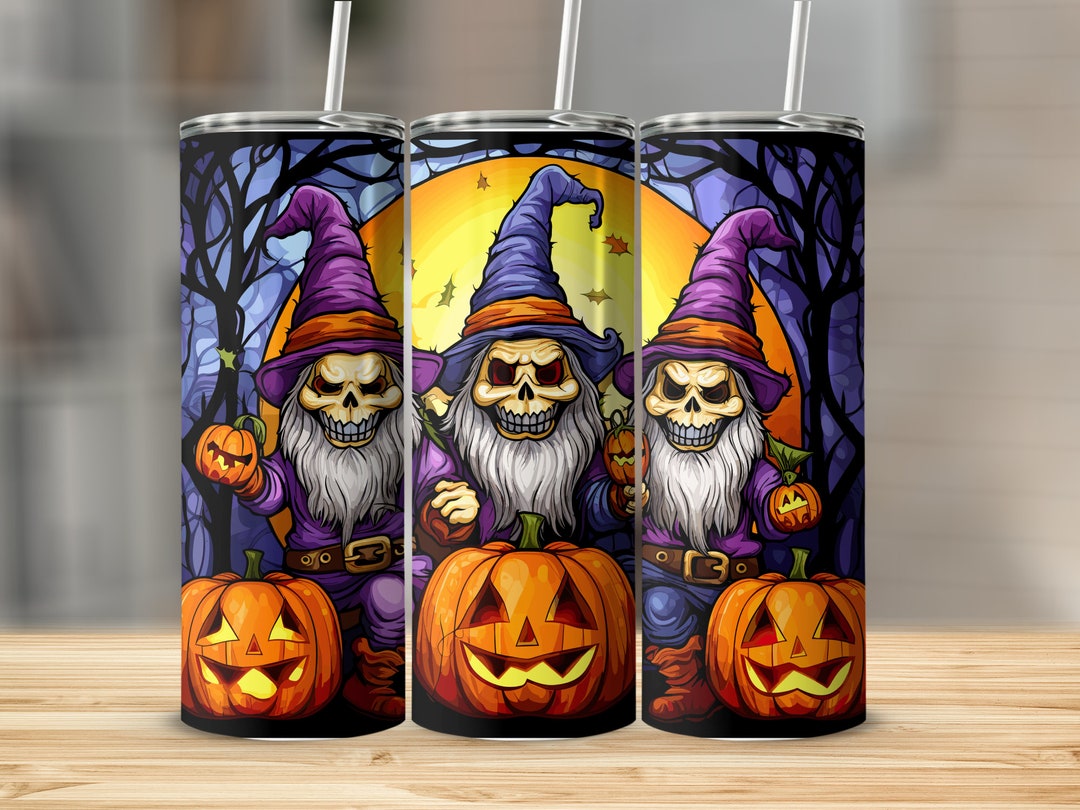 Halloween Gnomes Terrible Triplets 20oz Sublimation Tumbler Designs ...