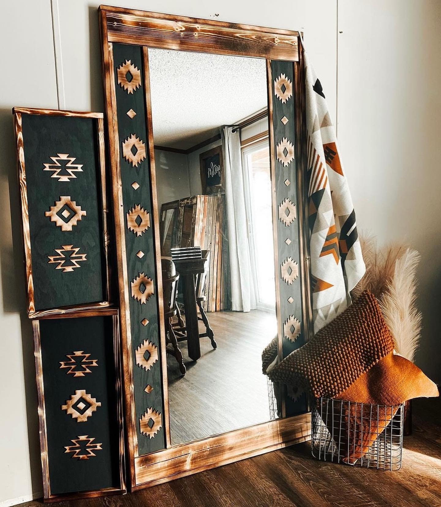 Cotulla Original Bunkhouse Mirror // Western Home Decor // Southwestern ...
