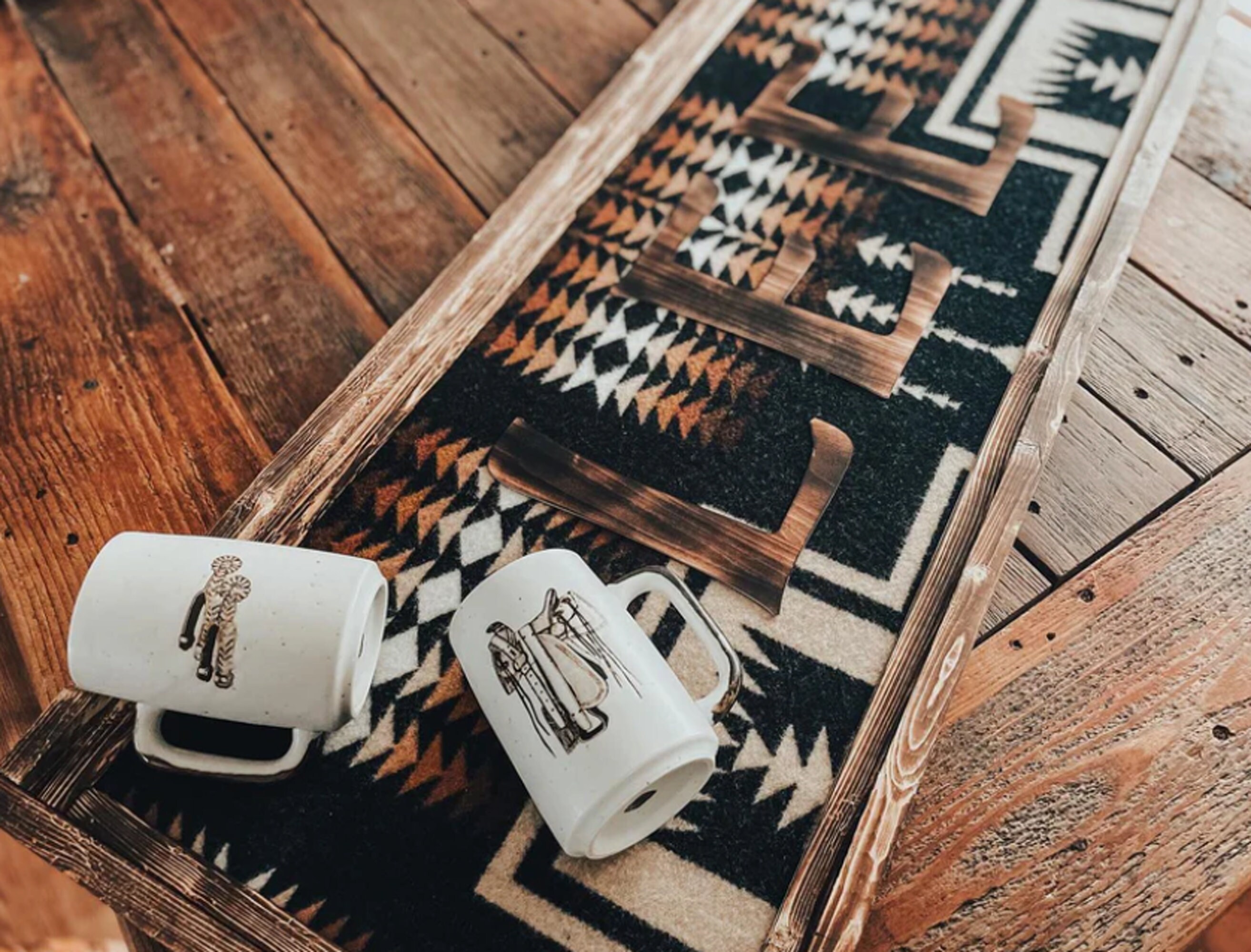 Pendleton Custom Sign // Pendleton Wool // Southwestern Sign // Custom ...