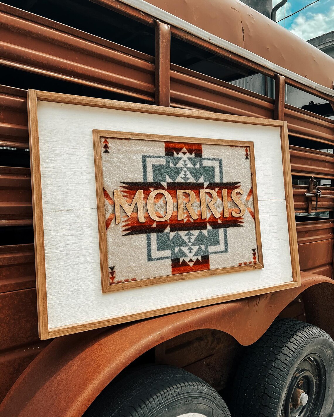 Pendleton Custom Sign // Pendleton Wool // Southwestern Sign // Custom ...