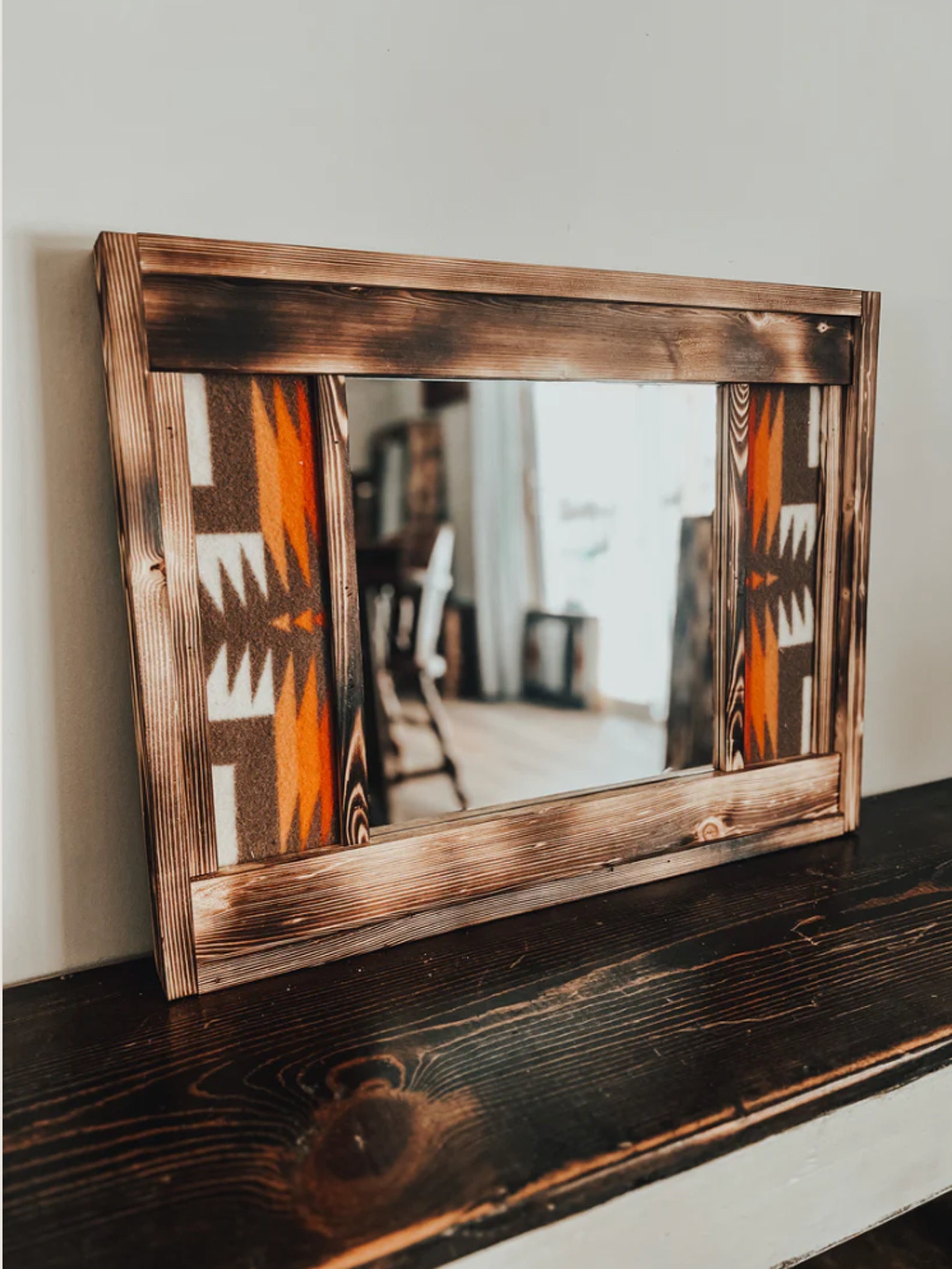 Pendleton Compact Wall Hanger Mirror // Western Home Decor ...