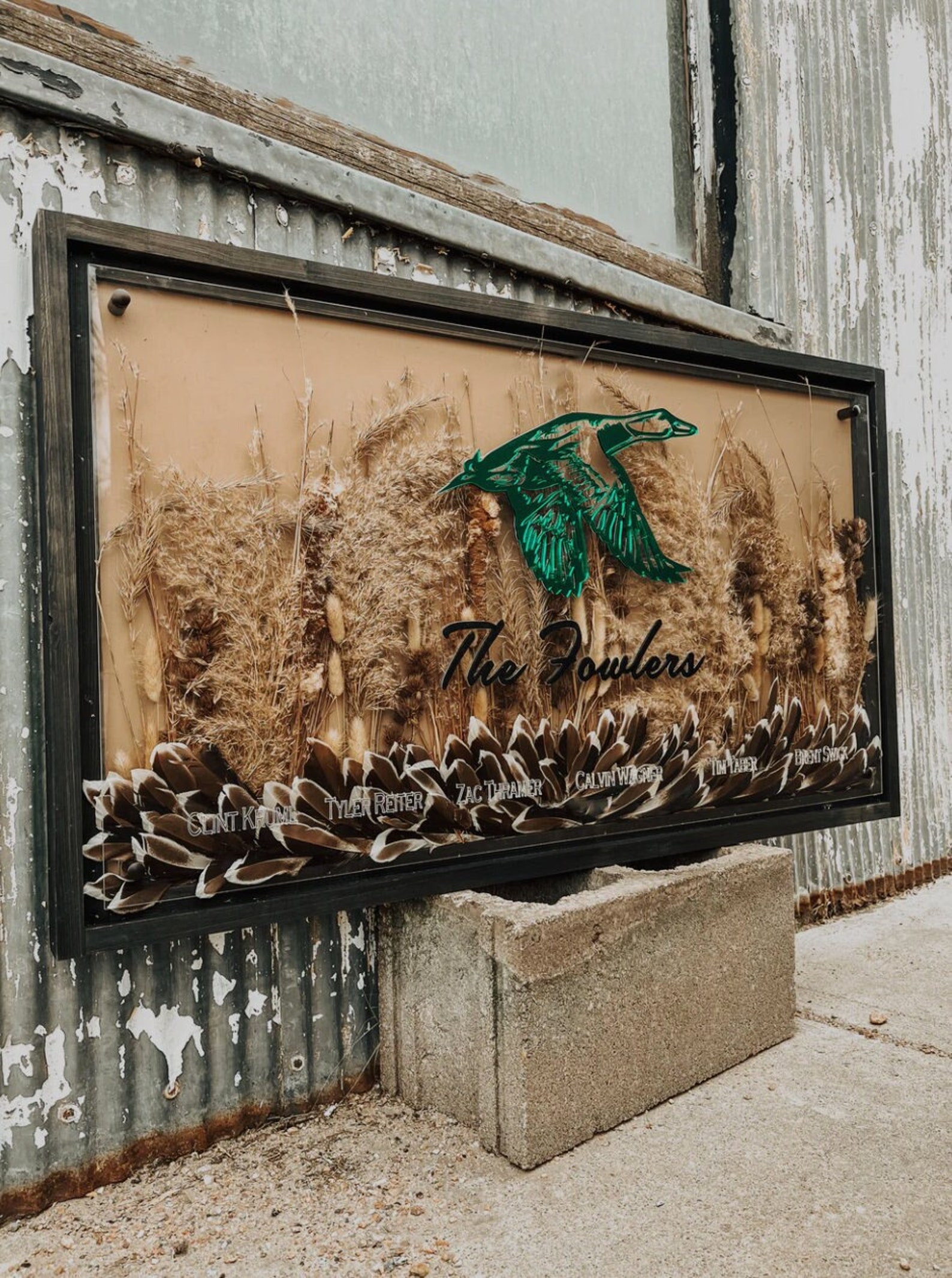 Rustic Native Grasses Custom Sign // Live Natural Elements Custom Sign ...