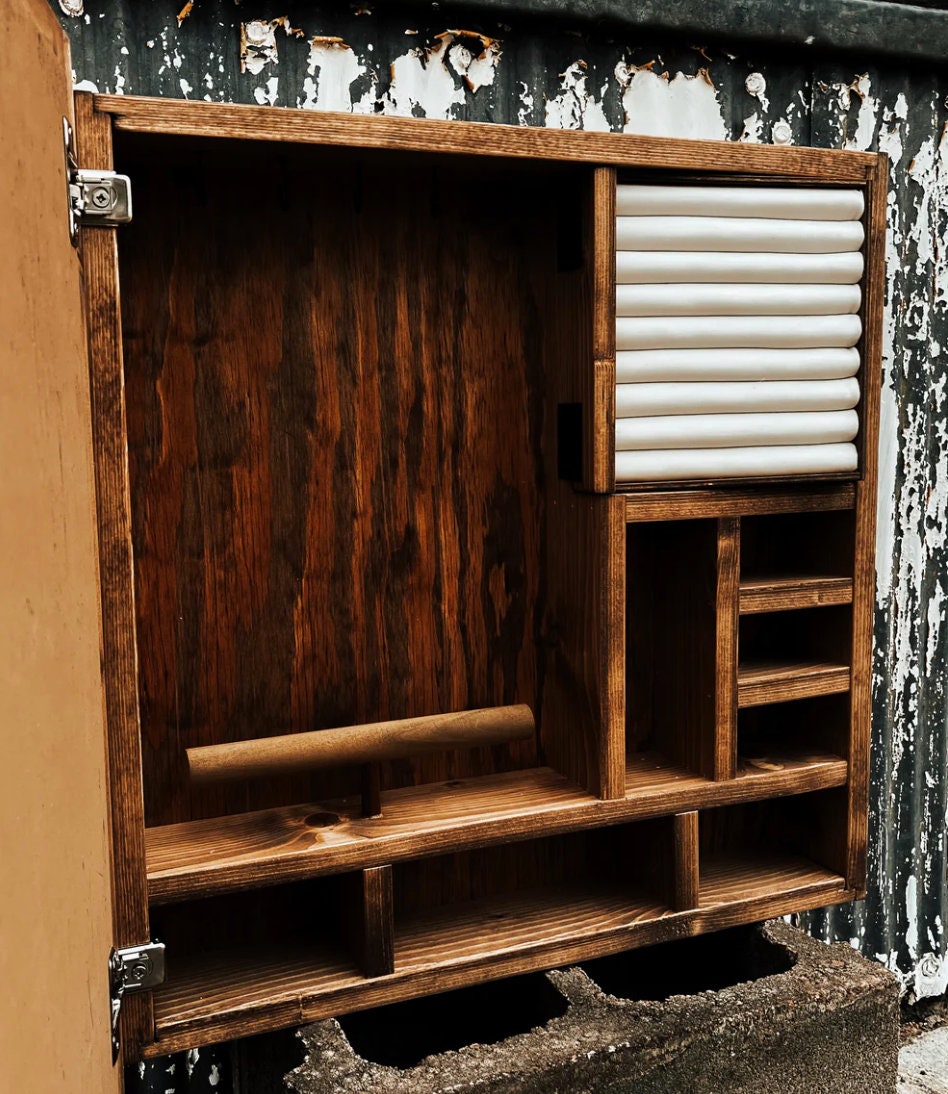 Custom Jackson Cabinet // Western Branded Jewelry Cabinet // - Etsy