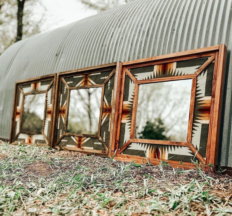 Pendleton Square Wall Hanger Mirror // Western Home Decor ...