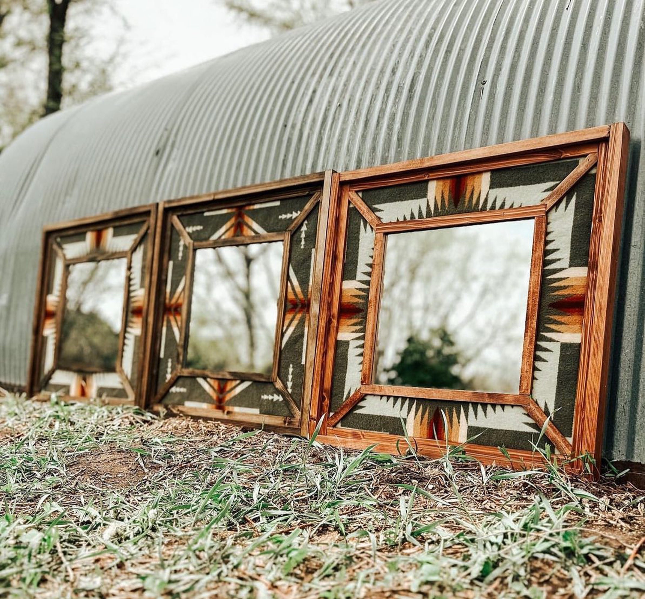 Pendleton Square Wall Hanger Mirror // Western Home Decor ...