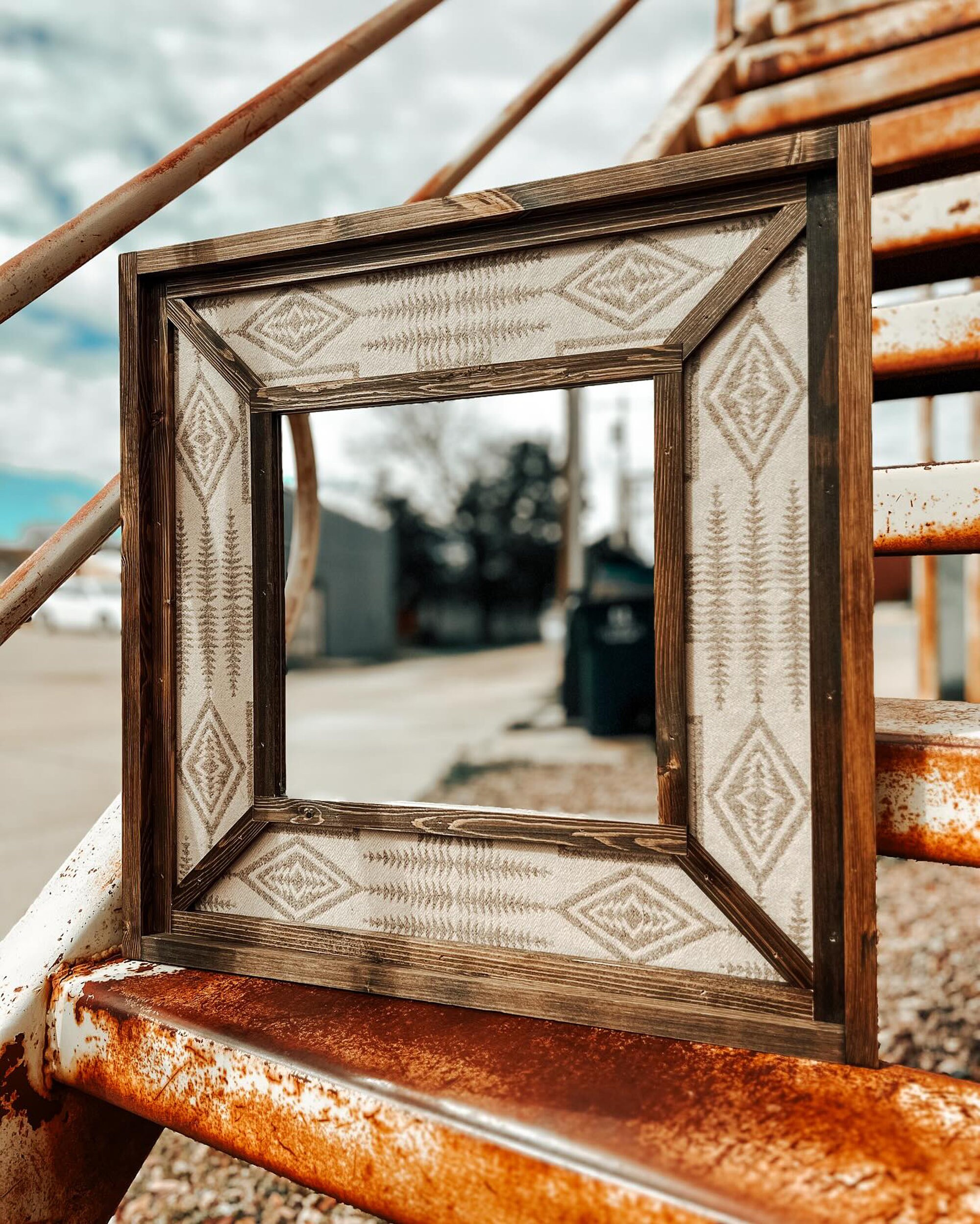 Pendleton Square Wall Hanger Mirror // Western Home Decor ...