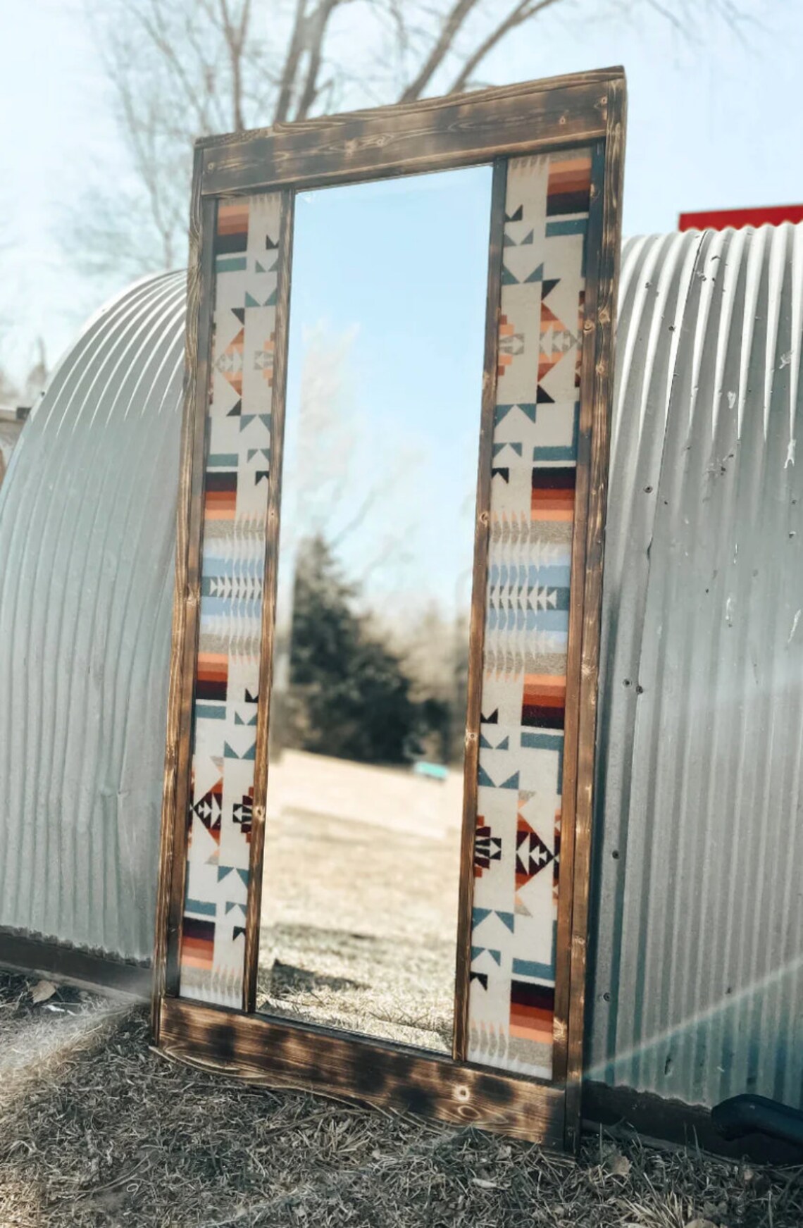 Pendleton Chief Joseph Rosewood I Original Bunkhouse Mirror // Western ...