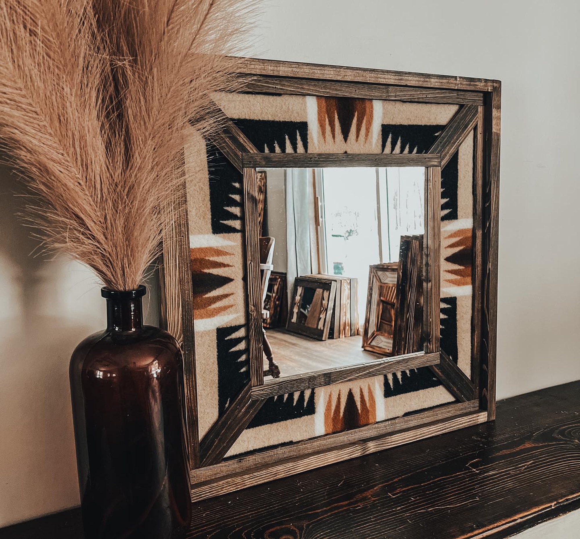 Pendleton Square Wall Hanger Mirror // Western Home Decor ...