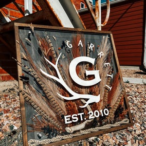 Rustic Native Grasses Custom Sign // Live Natural Elements Custom Sign ...