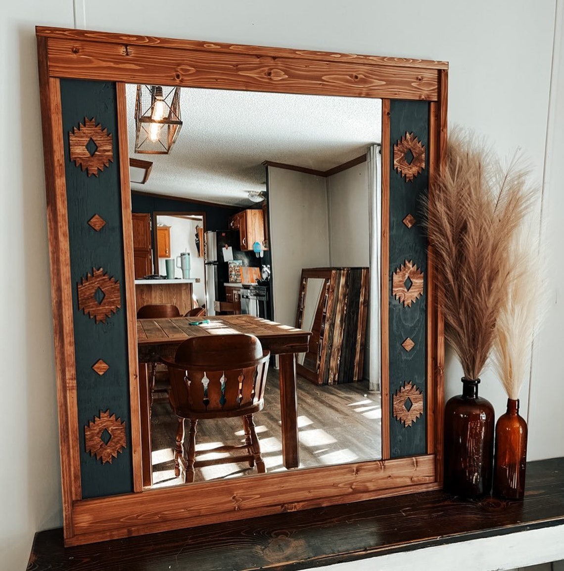 Cotulla Original Bunkhouse Mirror // Western Home Decor // Southwestern ...