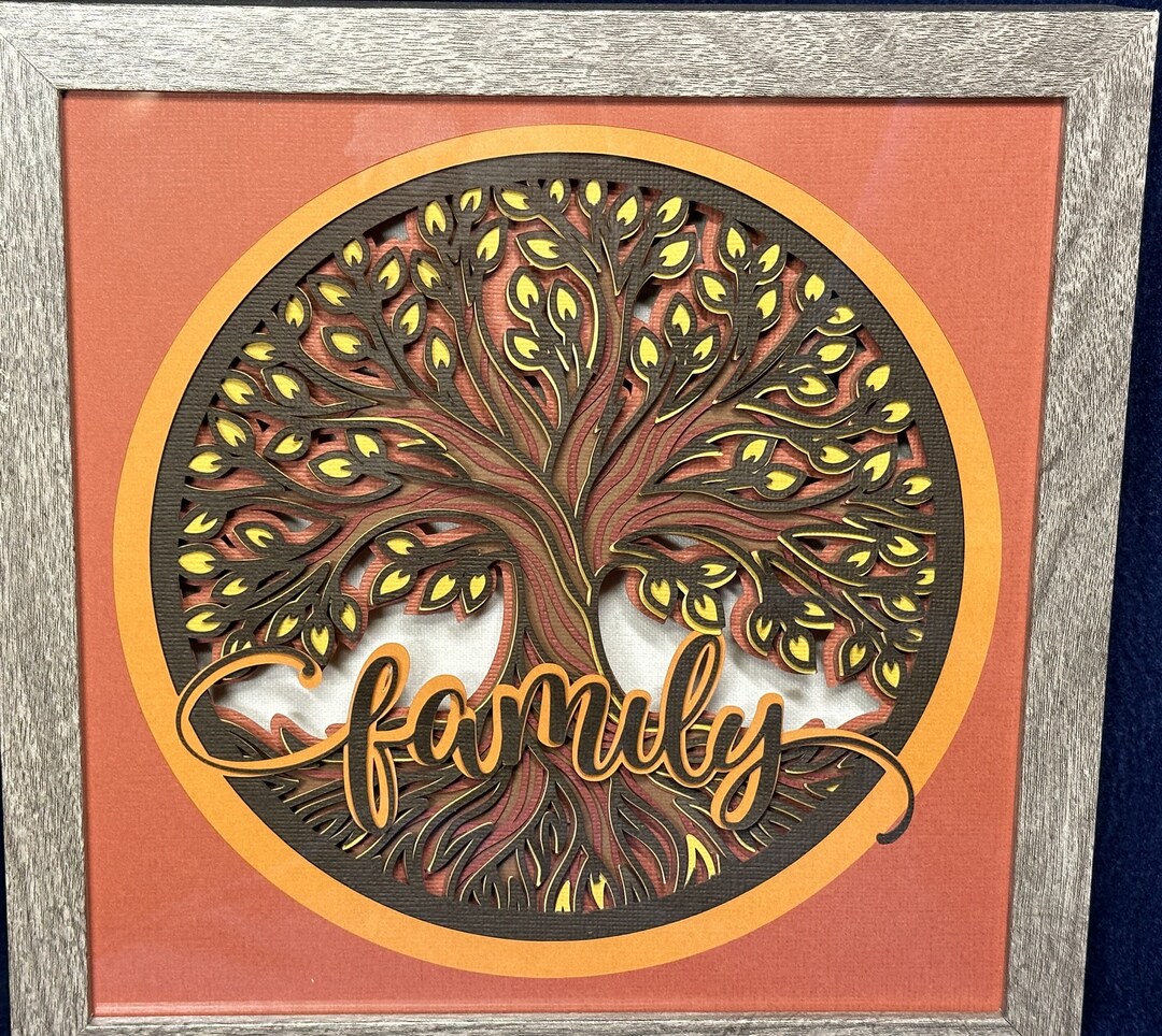 Framed Family Tree - Etsy