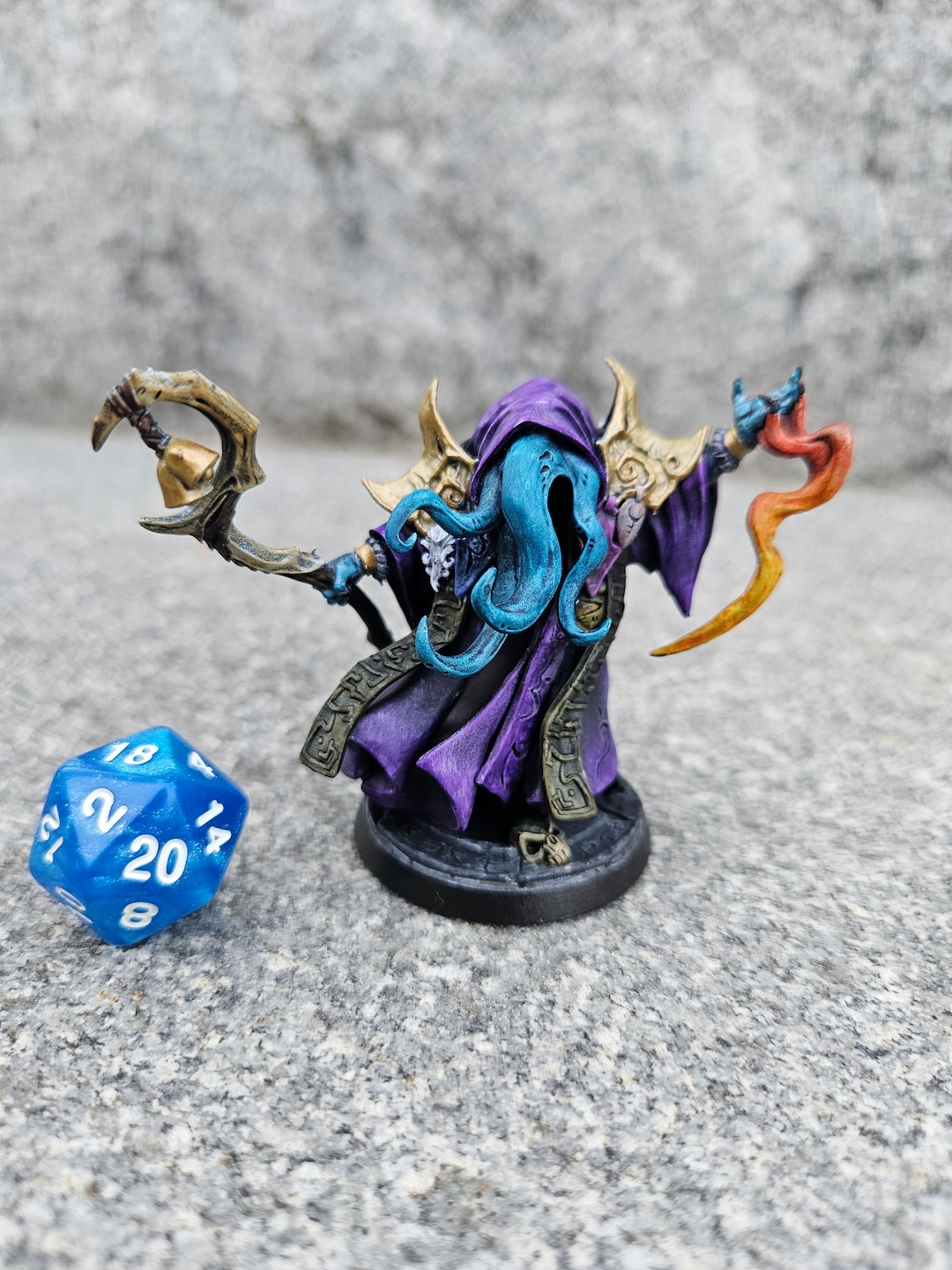 Painted Mindflayer Dnd Miniature, Mini, TTRPG, Dungeons and Dragons ...