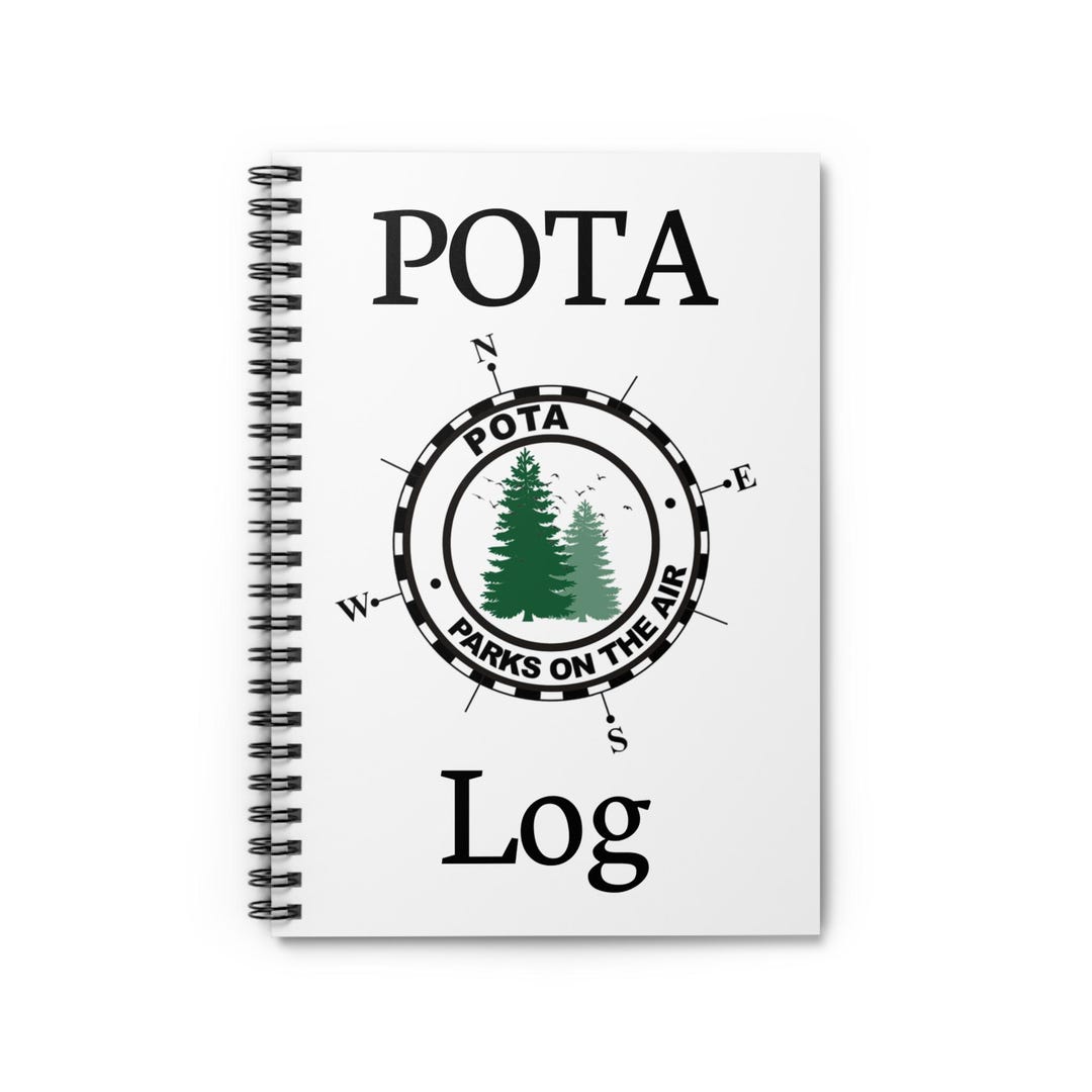 POTA Activations Spiral Notebook, Ham Radio Log Book, Gift for Hams ...
