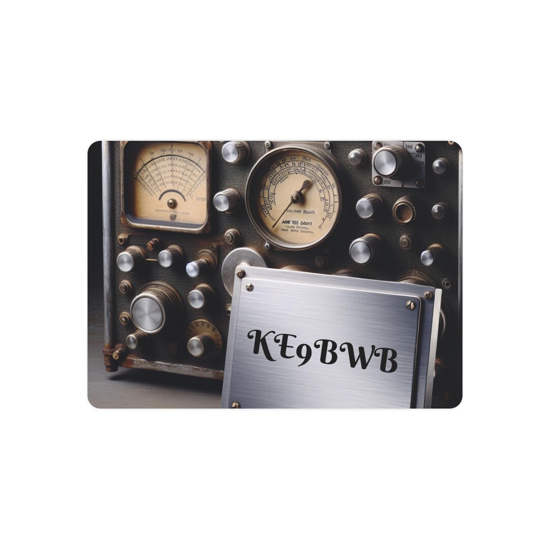 Personalized Ham Radio Metal Sign. Great for the Ham Shack. Gift Idea ...