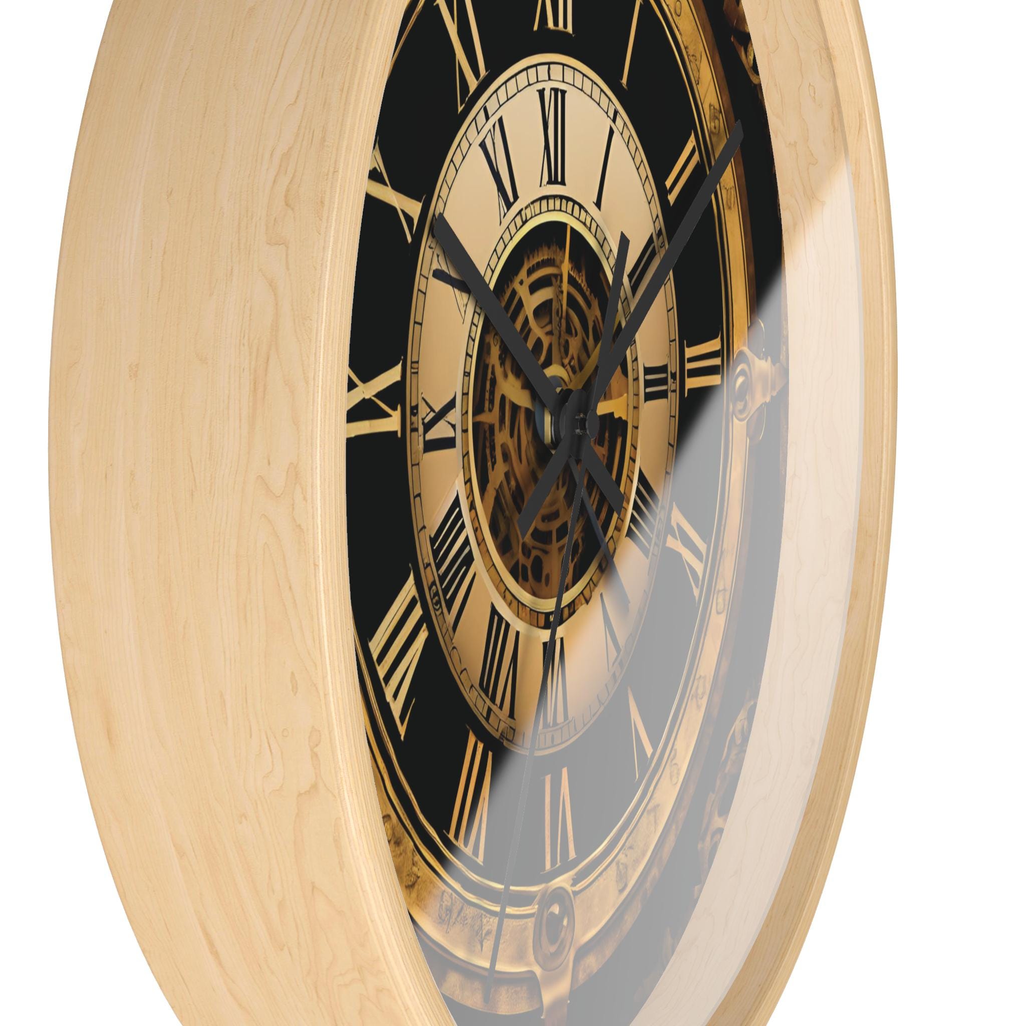 Steampunk Wall Clock, Unique Wall Decor, Neutral Colors, Bedroom Decor ...