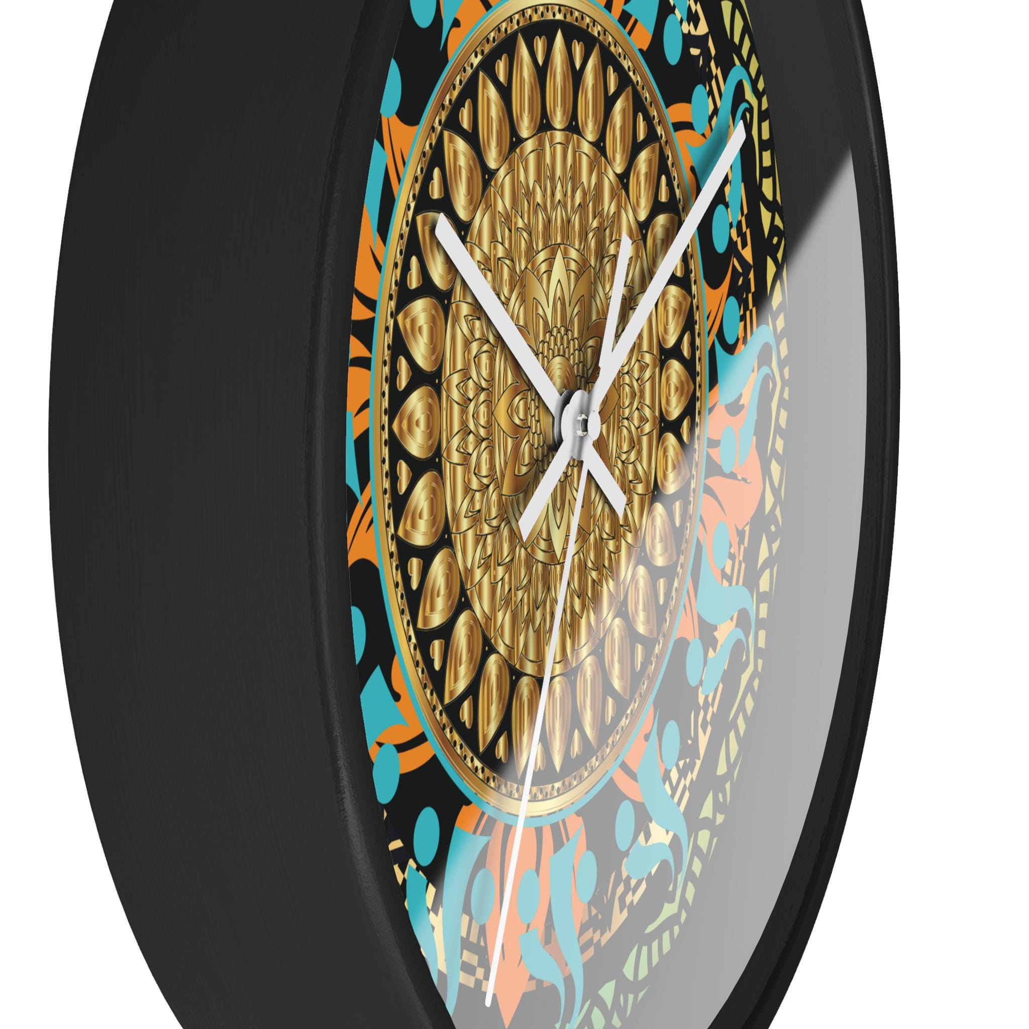 Medallion Wall Clock, Home Decor, Colorful Clocks, Unique Gifts - Etsy