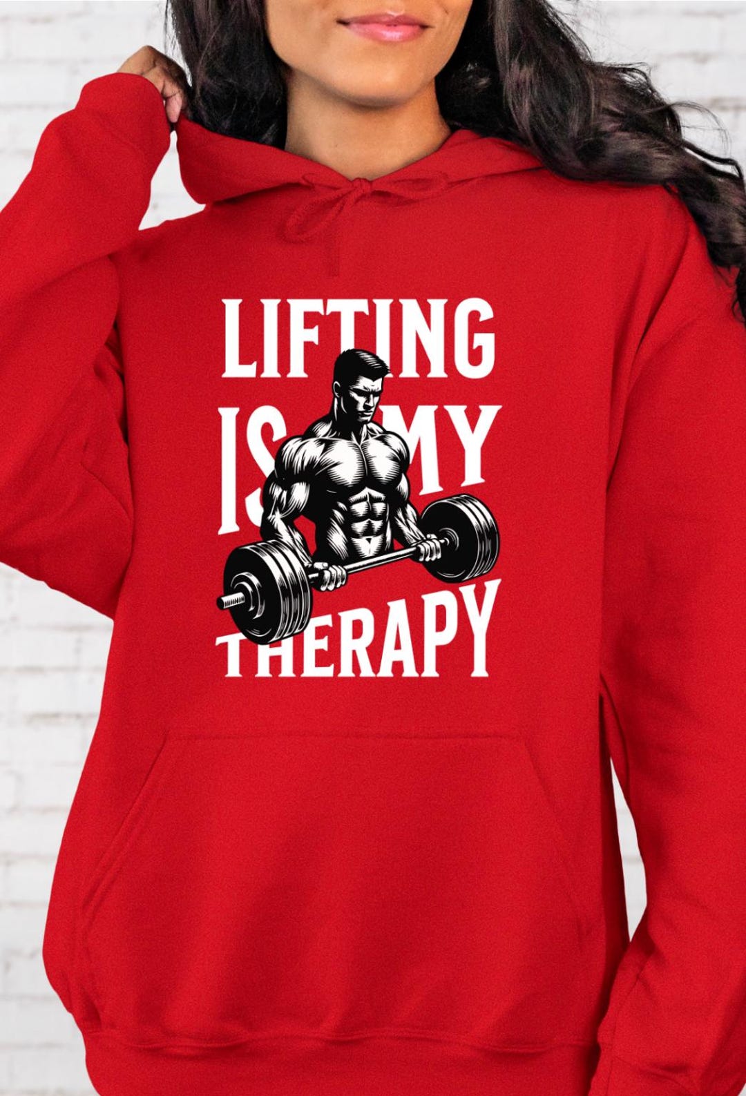 Lifting Therapy Hoodie, Fitness Workout Gym Inspiration, Weightlifting ...