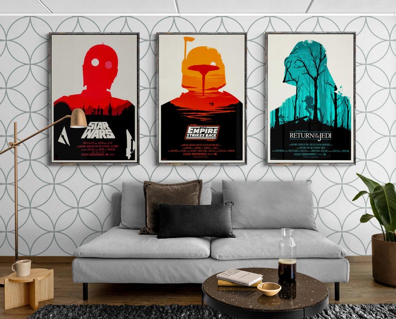 Star Wars Trilogy Poster Set: Minimalist Art Prints (digital Download ...