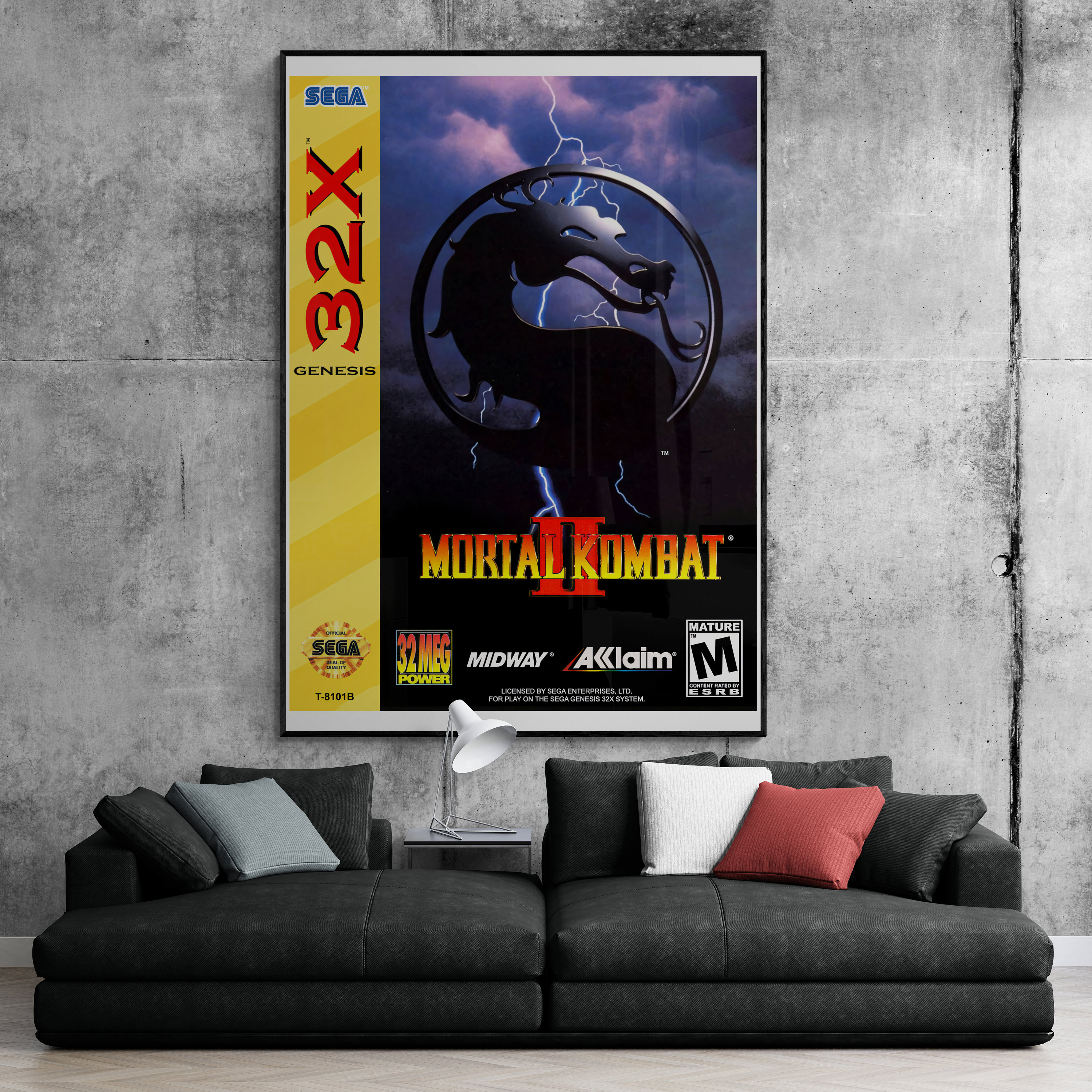 Sega 32X Retro Game Posters: Printable Wall Art Pack (digital Download ...