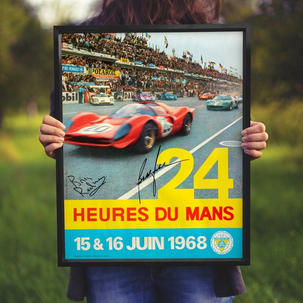 Le Mans Poster - Etsy