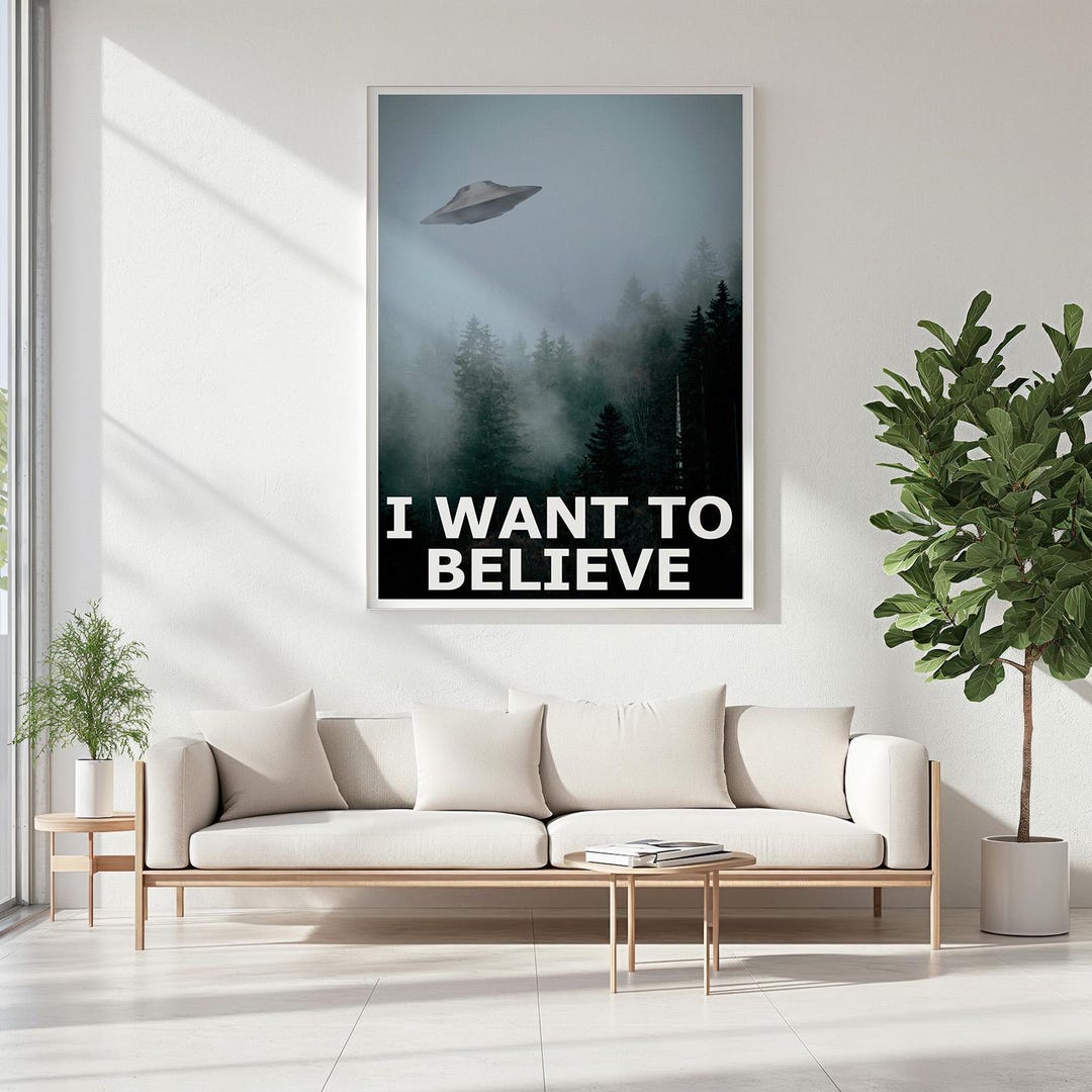 Ufo Poster, Nlo Poster, Mysterious Foto, Ufo Landing, Digital Download ...