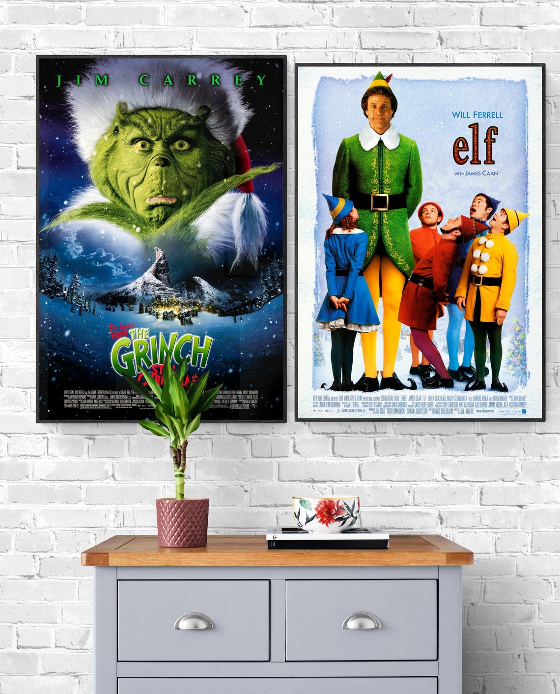 Christmas Movie Poster Set of 15, Holiday Film Prints, 300 DPI, Digital ...