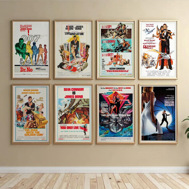 James Bond Poster - Etsy
