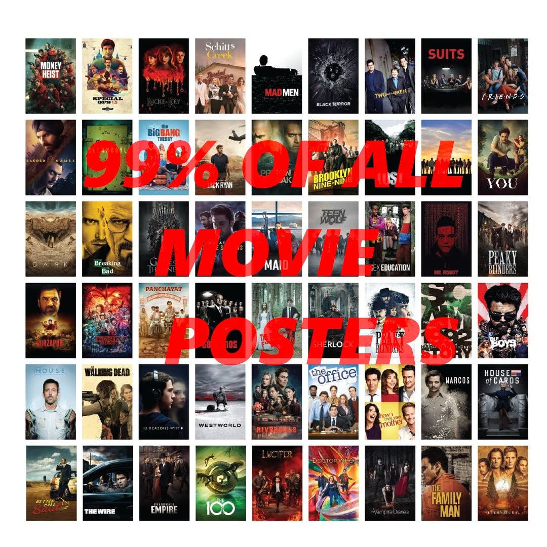 Vintage Movie Poster Prints: High-resolution Digital Download - Etsy