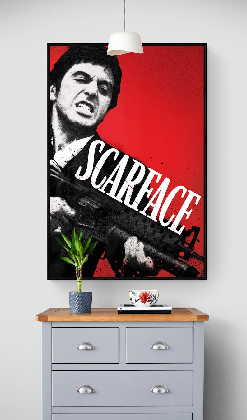 Scarface Movie Poster Set: Al Pacino, Tony Montana (digital Download ...