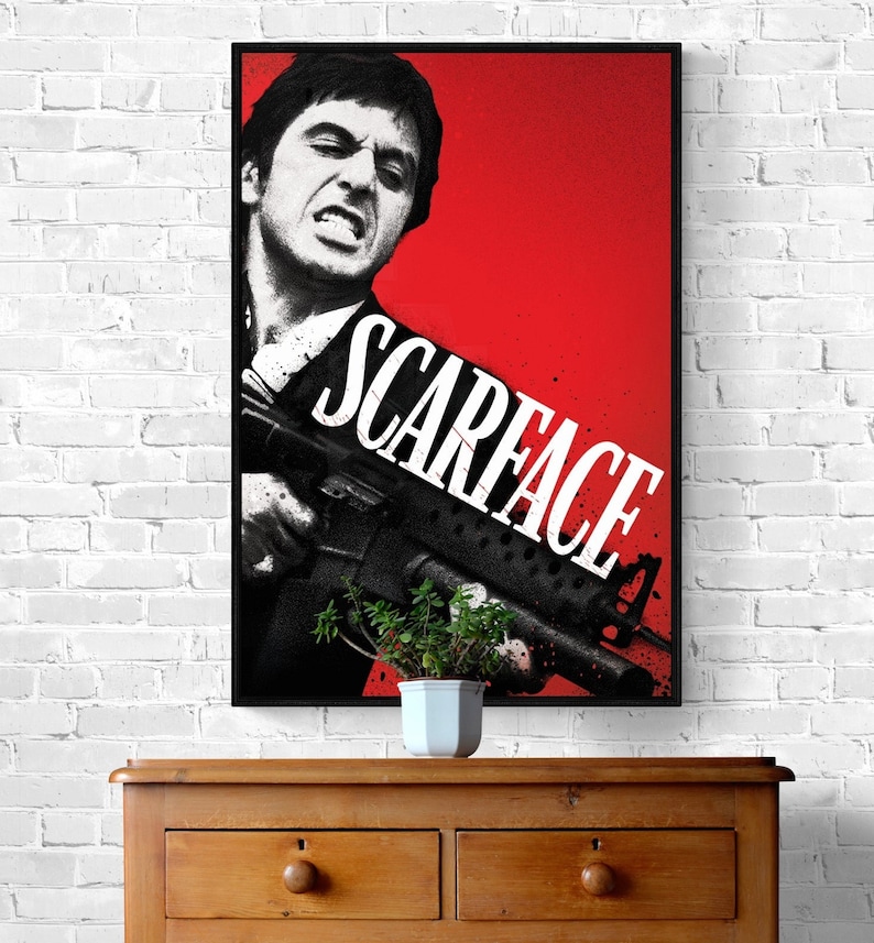 Scarface Movie Poster Set: Al Pacino, Tony Montana (digital Download ...